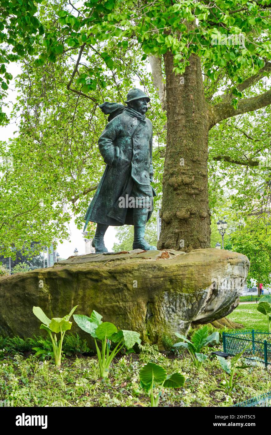 Georges Clemenceau Statue, François-Victor Cogné, 1932, Jardins Petit ...