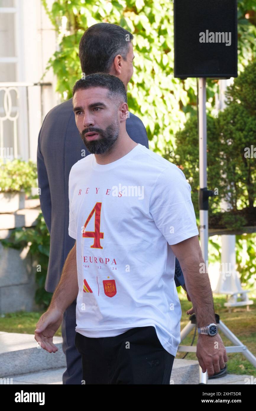 Dani Carvajal during the UEFA EURO 2024 celebration in the Plaza de ... Dani Carvajal during the UEFA EURO 2024 celebration in the Plaza de ...