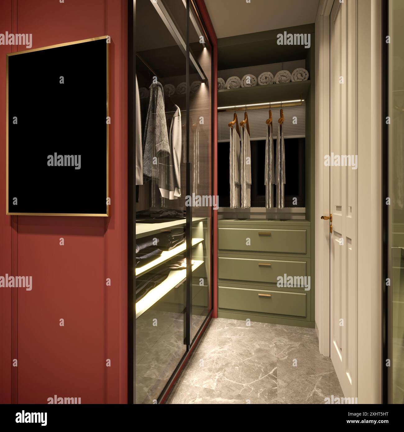 Luxury bedroom interior classic hi-res stock photography and images - Alamy