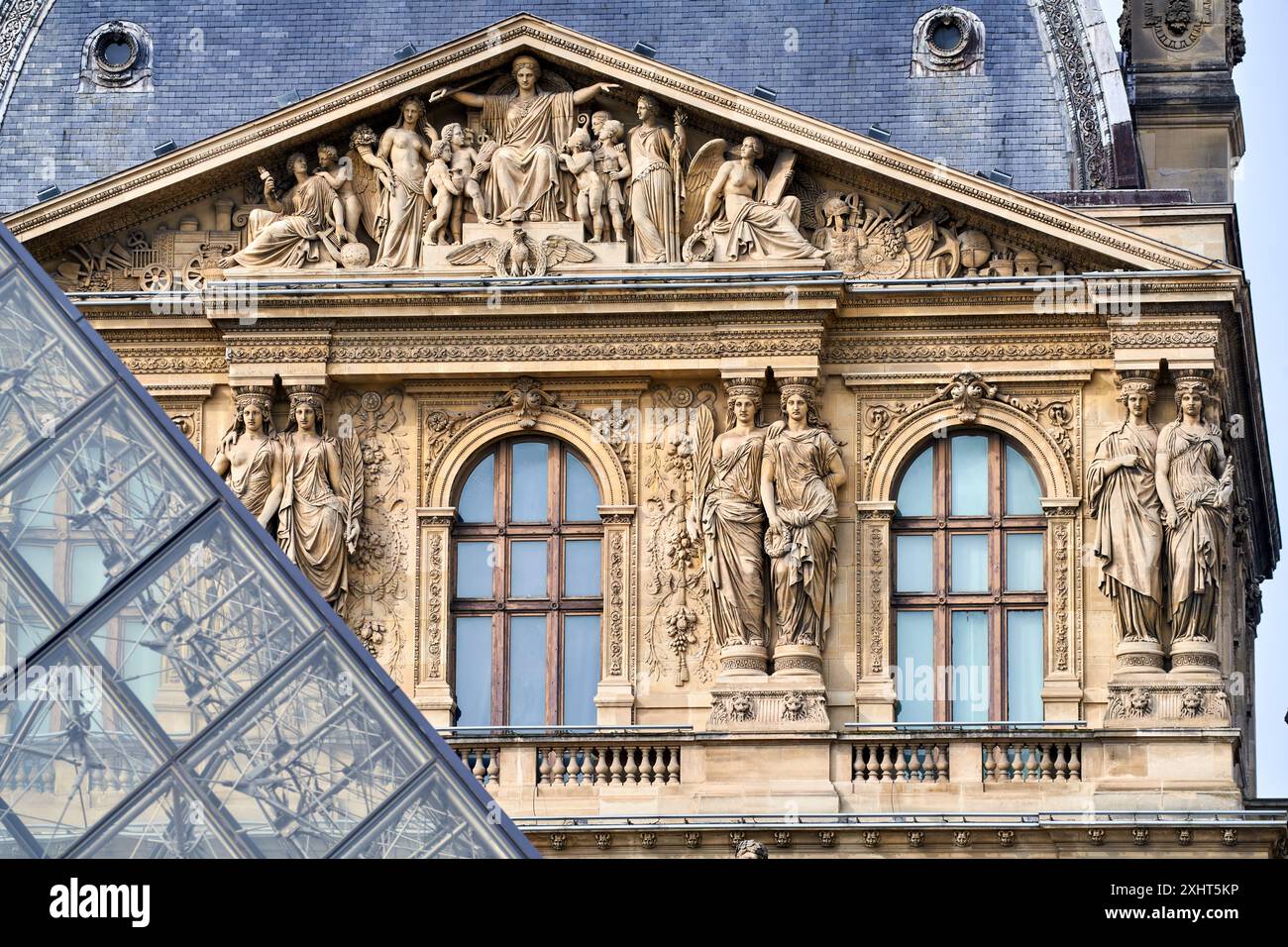 Pyramid, Louvre Museum, Paris, France, Europe Stock Photo - Alamy