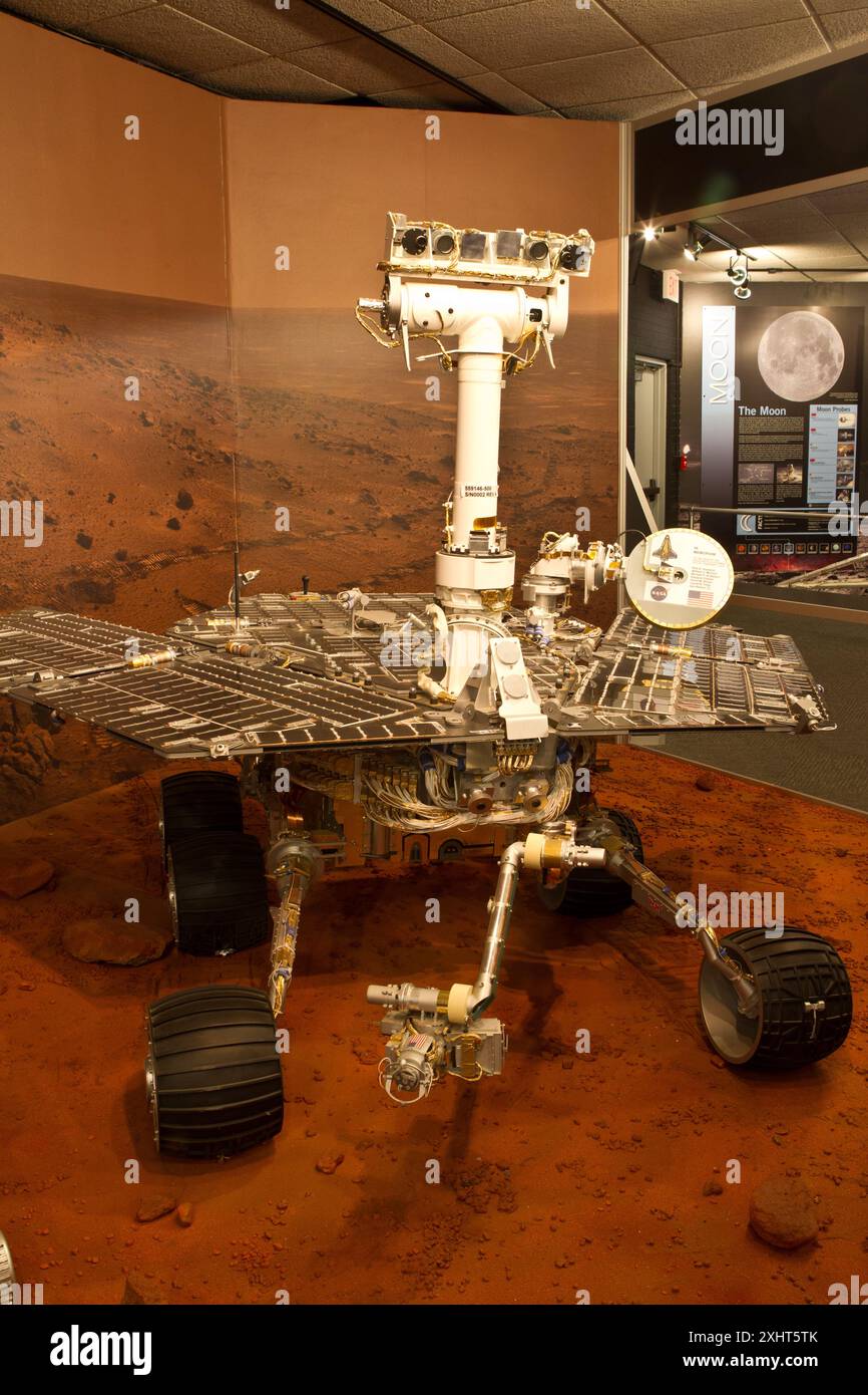 Mars rover replica, dedicated to the seven astronauts killed in the ...