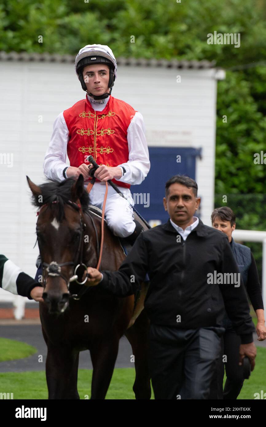 Windsor, Berkshire, UK. 15th July, 2024. Horse Aparajeo ridden by ...