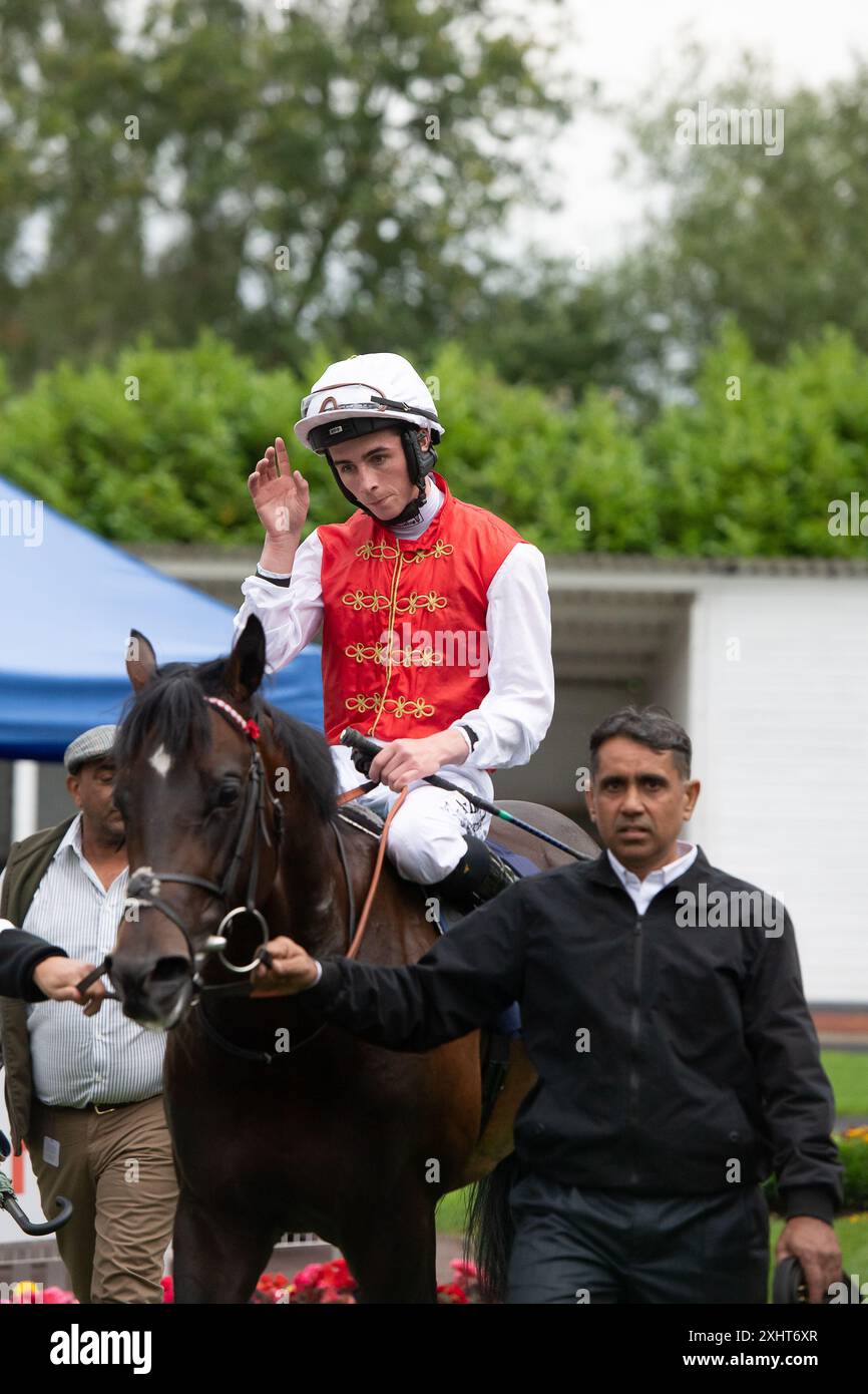 Windsor, Berkshire, UK. 15th July, 2024. Horse Aparajeo ridden by ...