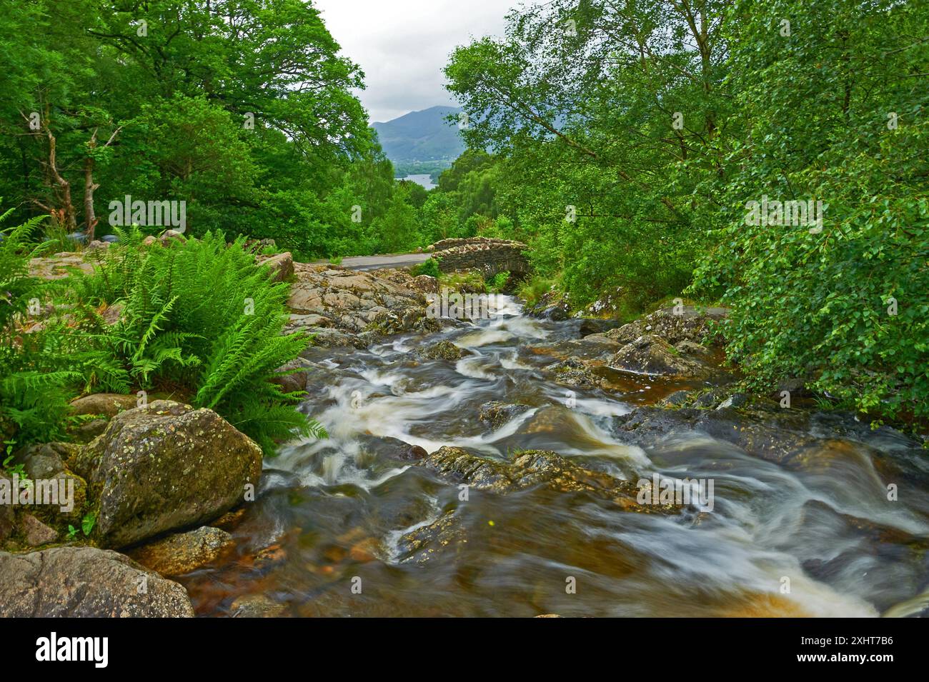 Ashness Bridge a grade 2 listed traditional stone packhorse bridge ...