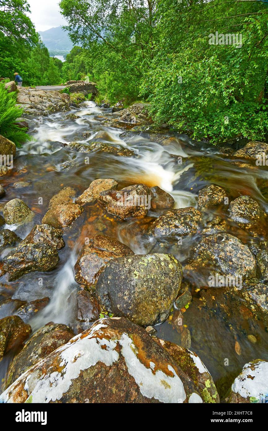 Ashness Bridge a grade 2 listed traditional stone packhorse bridge ...