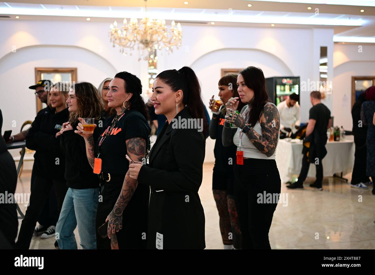 Tattoo girl convention hi-res stock photography and images - Alamy