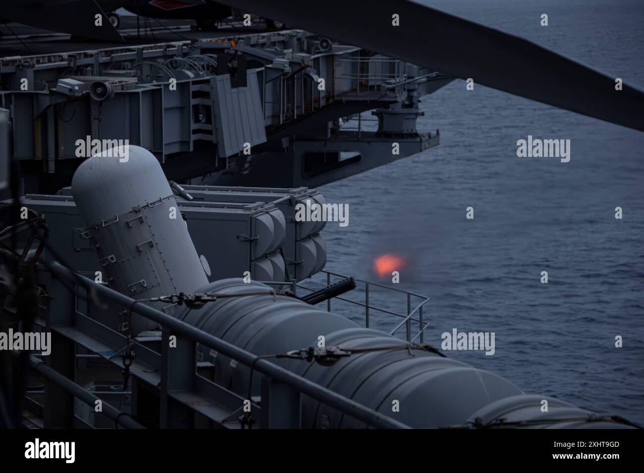During routine gunnery exercises hi-res stock photography and images ...