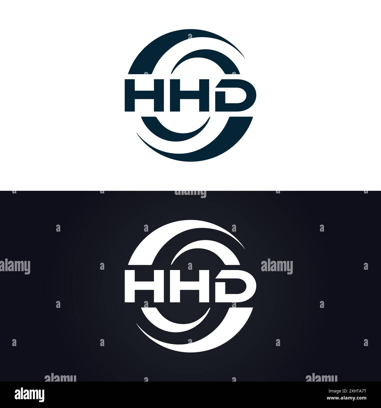 HHD logo. H H D design. White HHD letter. HHD, H H D letter logo design ...