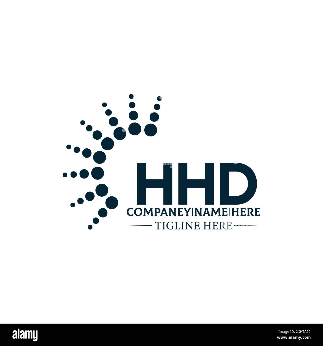 HHD logo. H H D design. White HHD letter. HHD, H H D letter logo design ...
