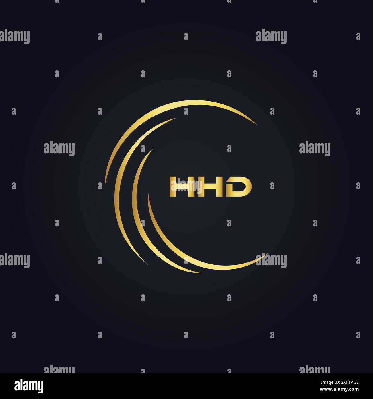 HHD logo. H H D design. White HHD letter. HHD, H H D letter logo design ...