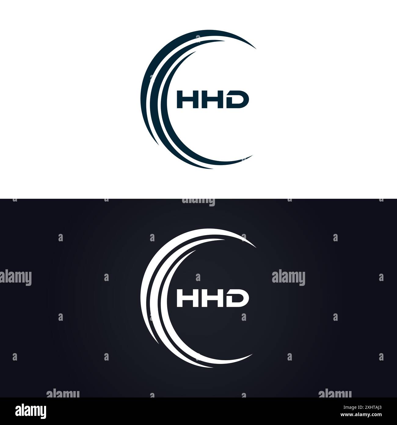 HHD logo. H H D design. White HHD letter. HHD, H H D letter logo design ...