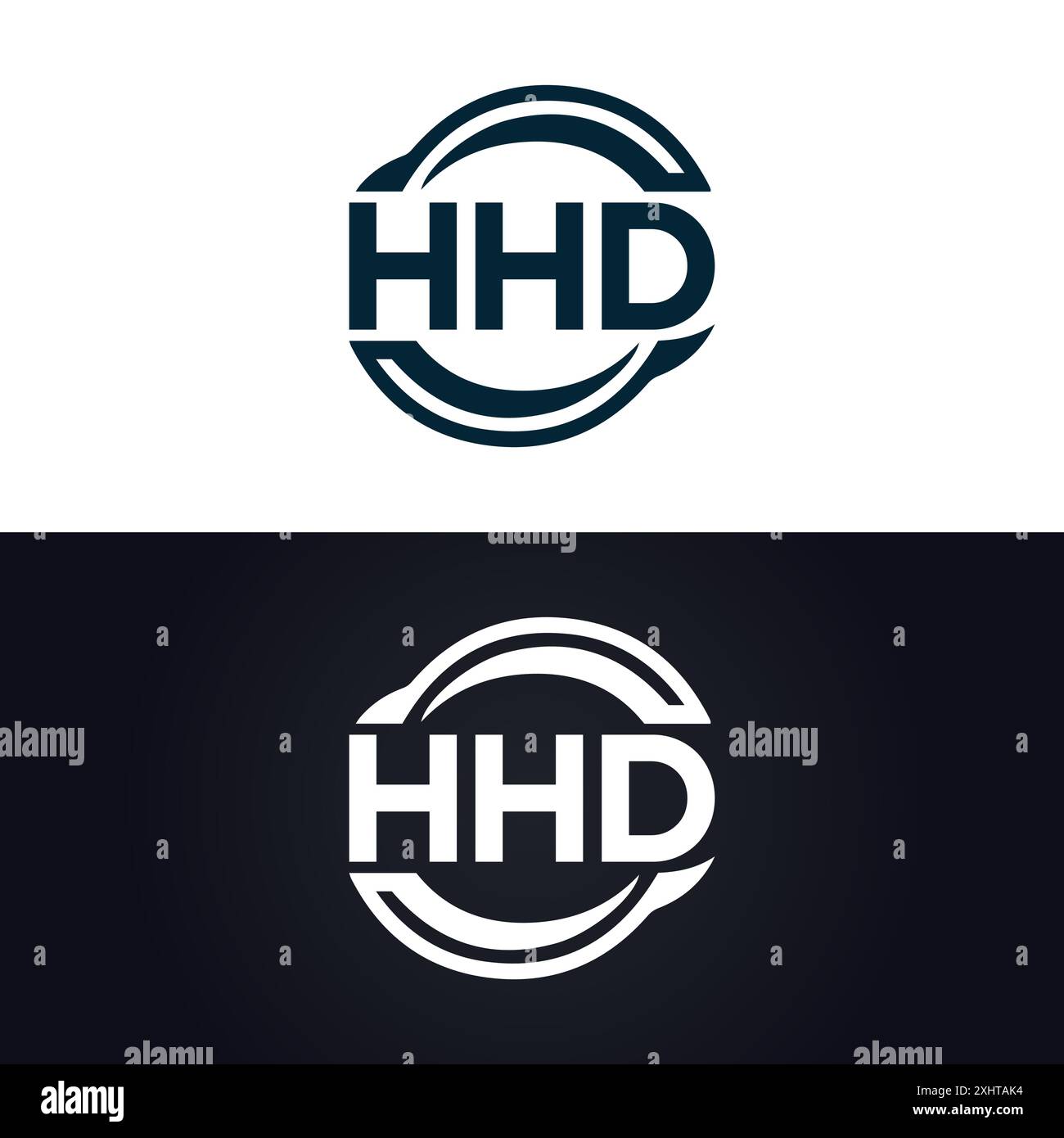 HHD logo. H H D design. White HHD letter. HHD, H H D letter logo design ...