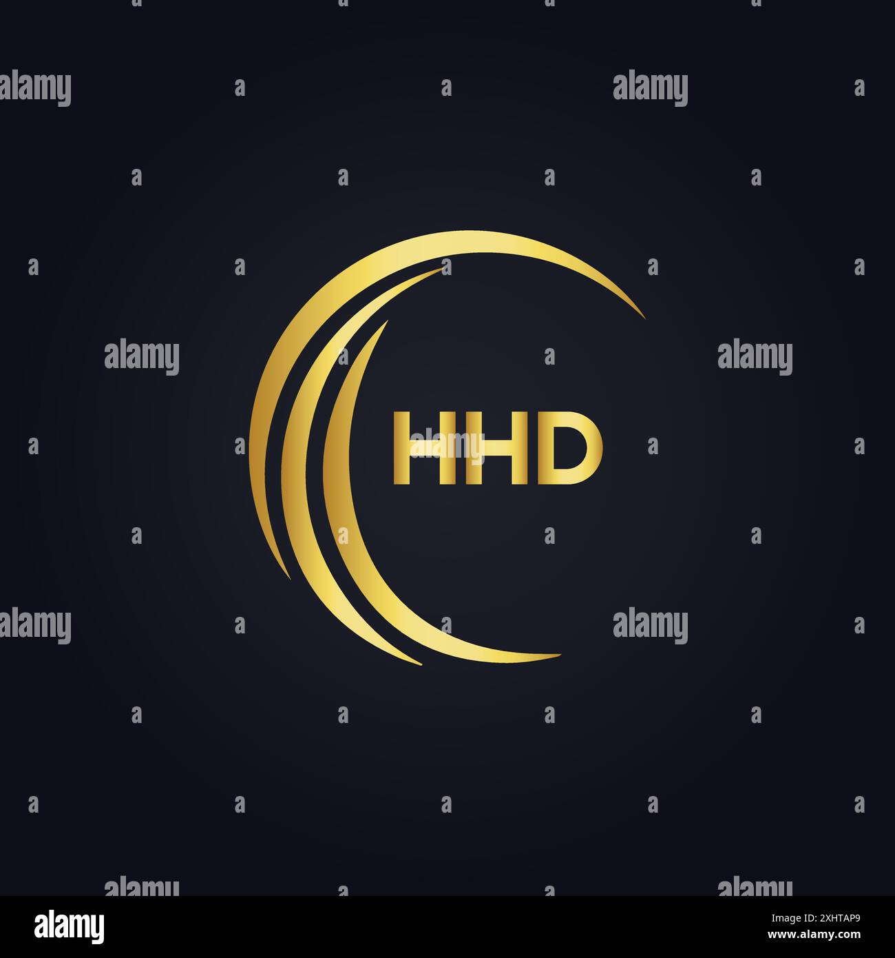 HHD logo. H H D design. White HHD letter. HHD, H H D letter logo design ...