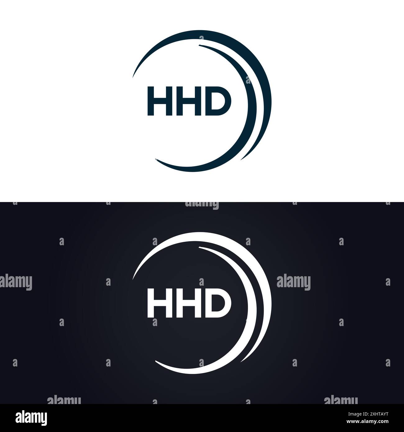 HHD logo. H H D design. White HHD letter. HHD, H H D letter logo design ...