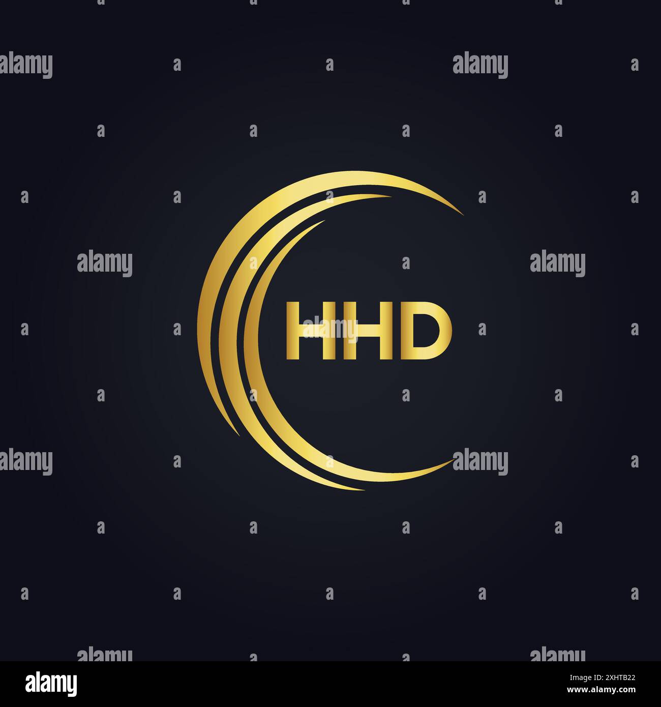 Hhd gold logo hi-res stock photography and images - Alamy