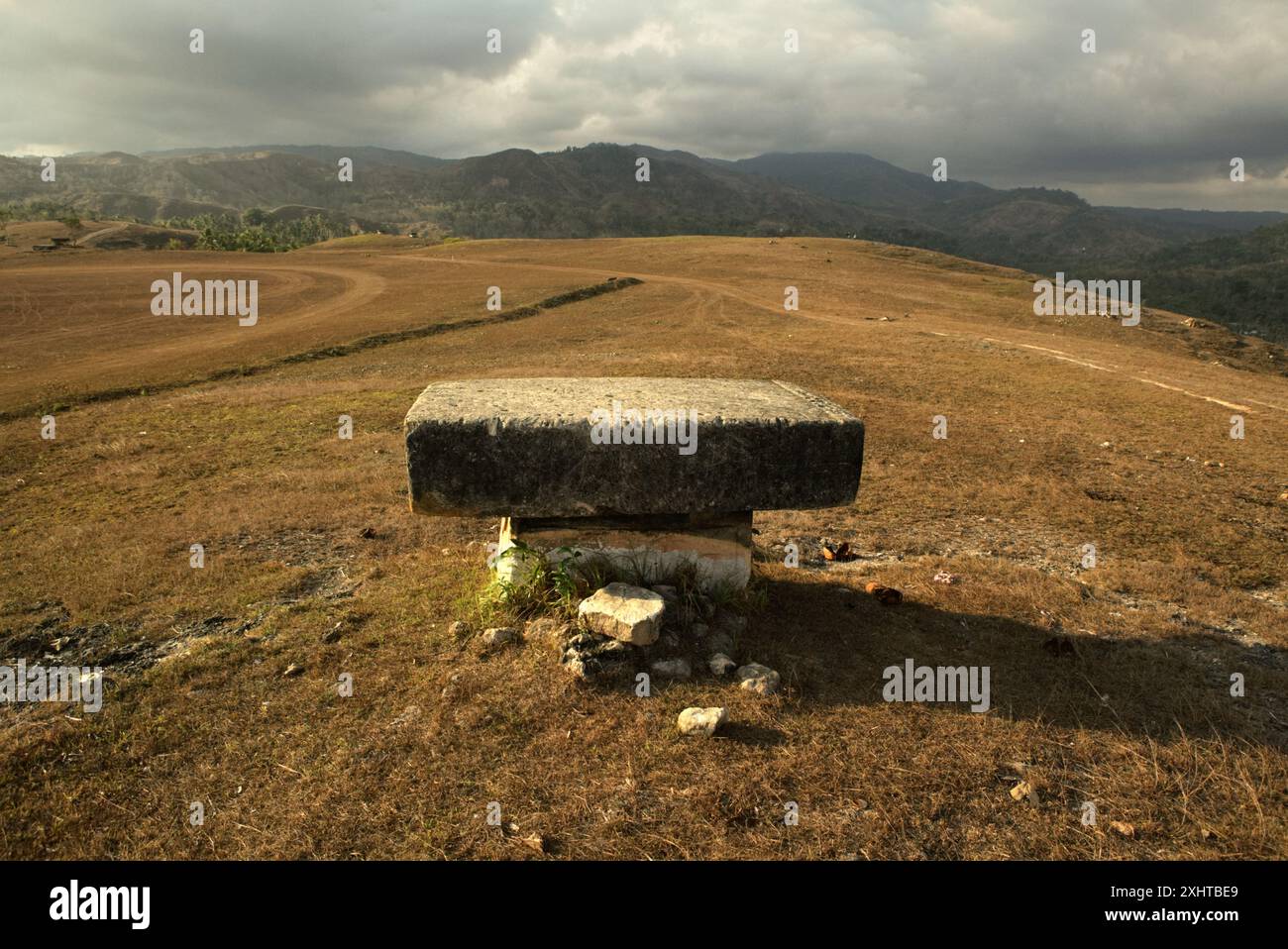 Sumbanese megalithic tomb hi-res stock photography and images - Alamy