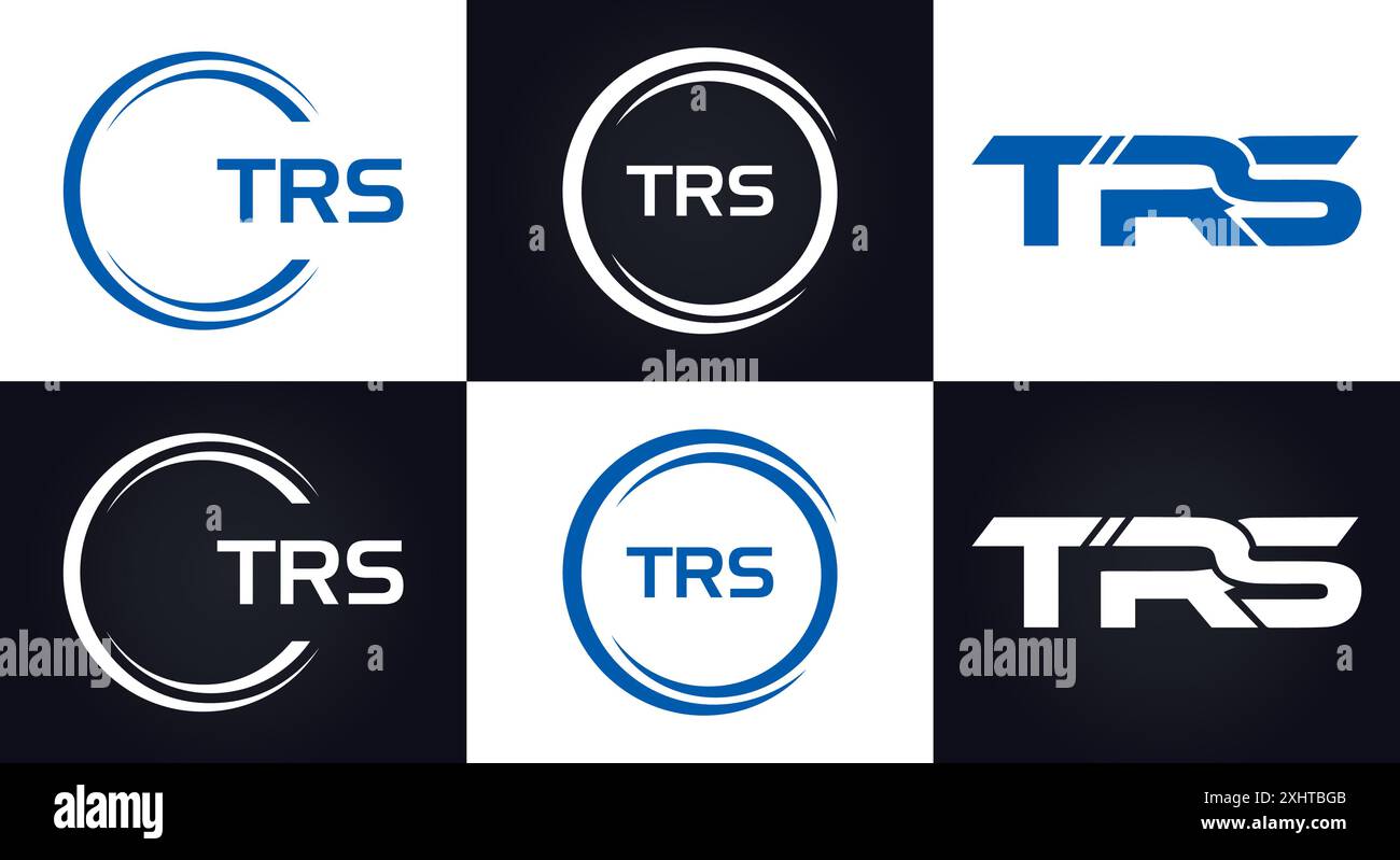 TRS logo. T R S design. White TRS letter. TRS, T R S letter logo design ...