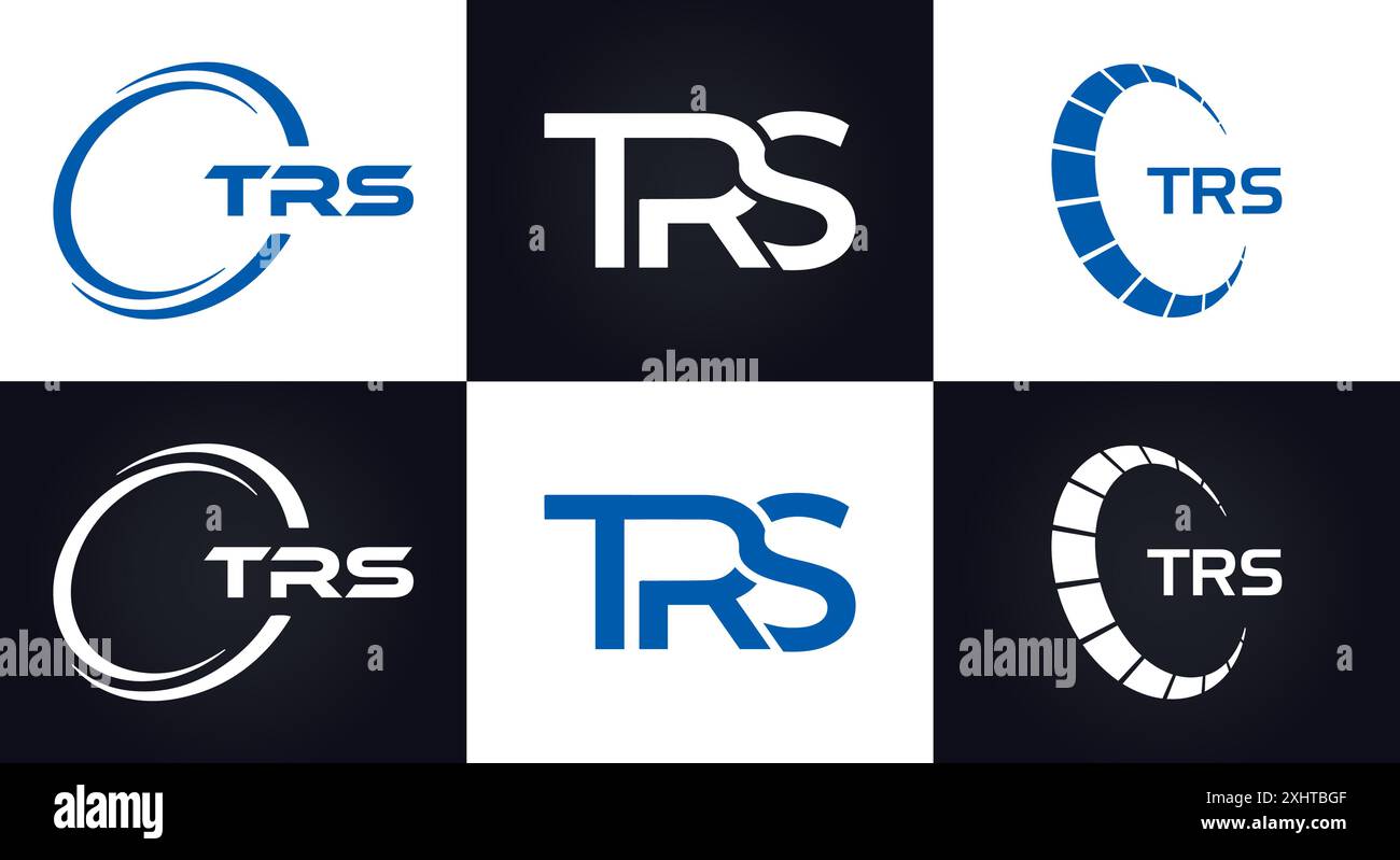 TRS logo. T R S design. White TRS letter. TRS, T R S letter logo design ...