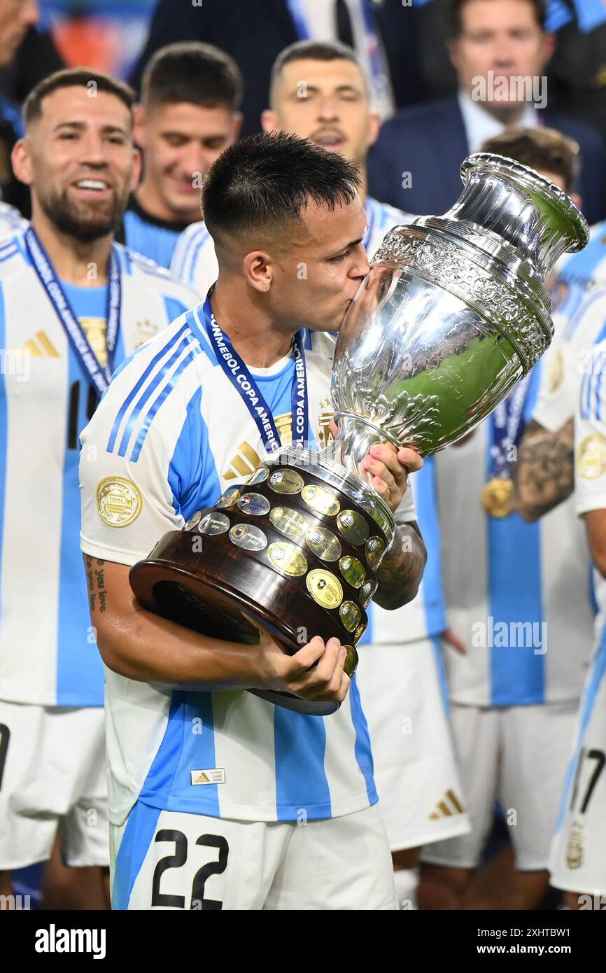 Miami Gardens, United States. 14th July, 2024. Lautaro Martinez of ...