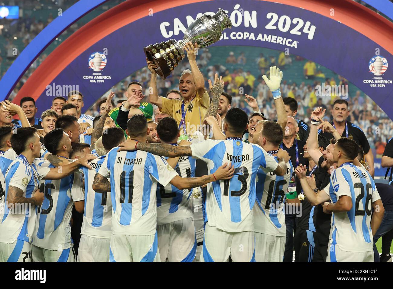 Miami, Florida, USA. 15th July, 2024. Argentina’s staff member Mario Di ...