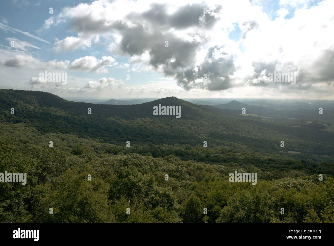 Pulpit Rock Overlook on the Appalachian Trail in Pennsylvania Stock ...