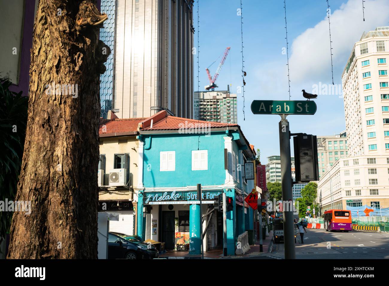 Singapore - May 29, 2024: Arab Street in Singapore. A famous landmark ...