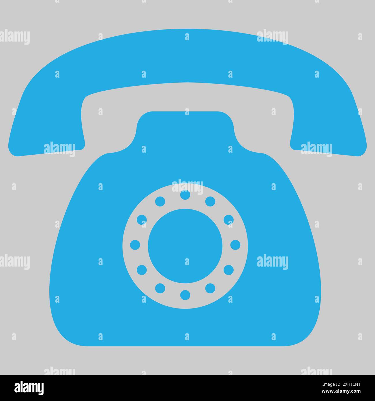 Flat telephone or mobile phone symbol Stock Vector Image & Art - Alamy