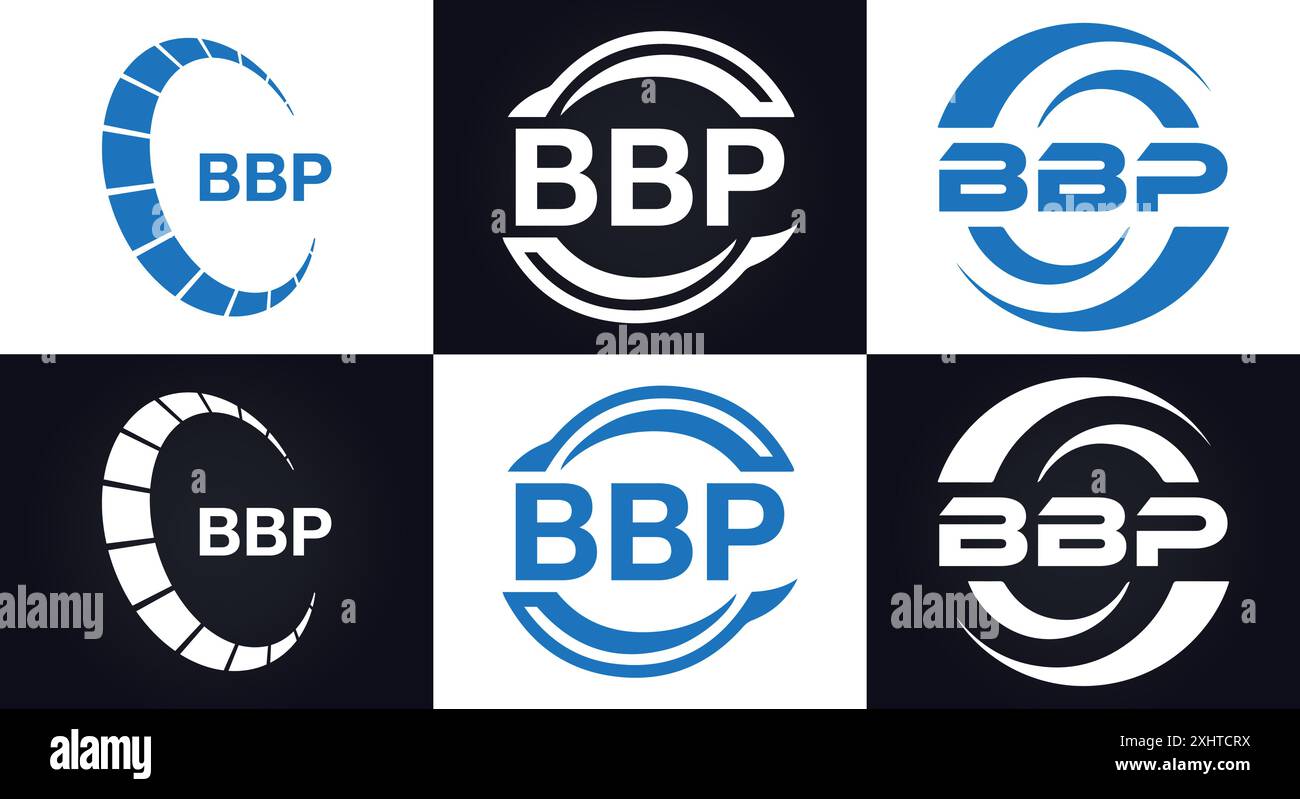 BBP logo. B B P design. White BBP letter. BBP, B B P letter logo design ...