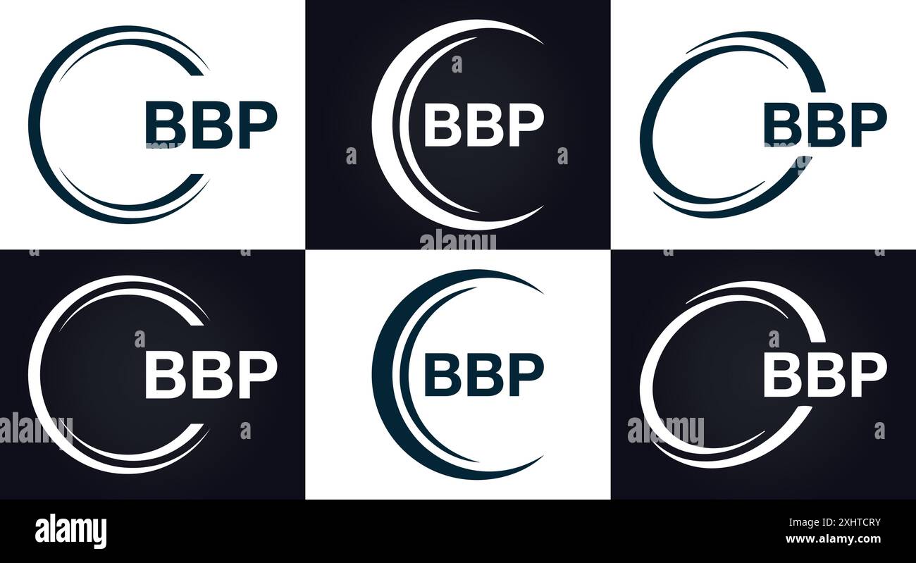 BBP logo. B B P design. White BBP letter. BBP, B B P letter logo design ...