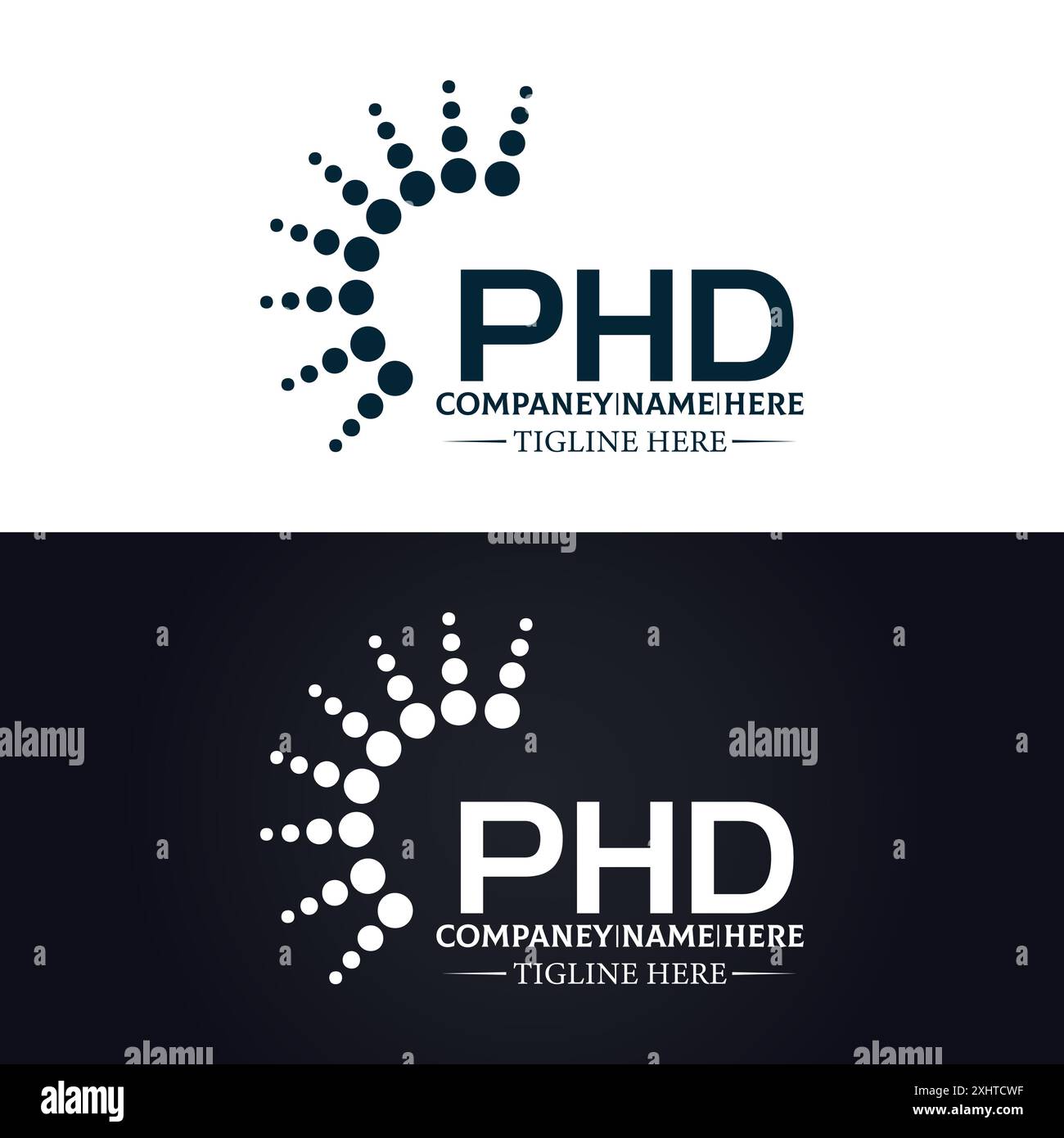 PHD logo. P H D design. White PHD letter. PHD, P H D letter logo design ...
