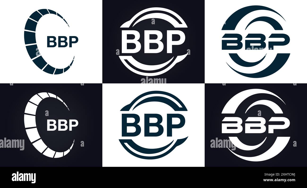 BBP logo. B B P design. White BBP letter. BBP, B B P letter logo design ...