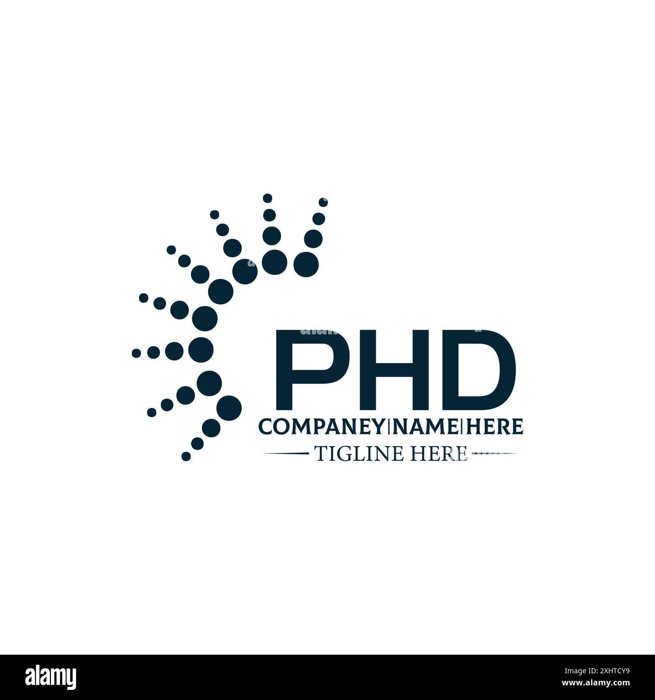PHD logo. P H D design. White PHD letter. PHD, P H D letter logo design ...