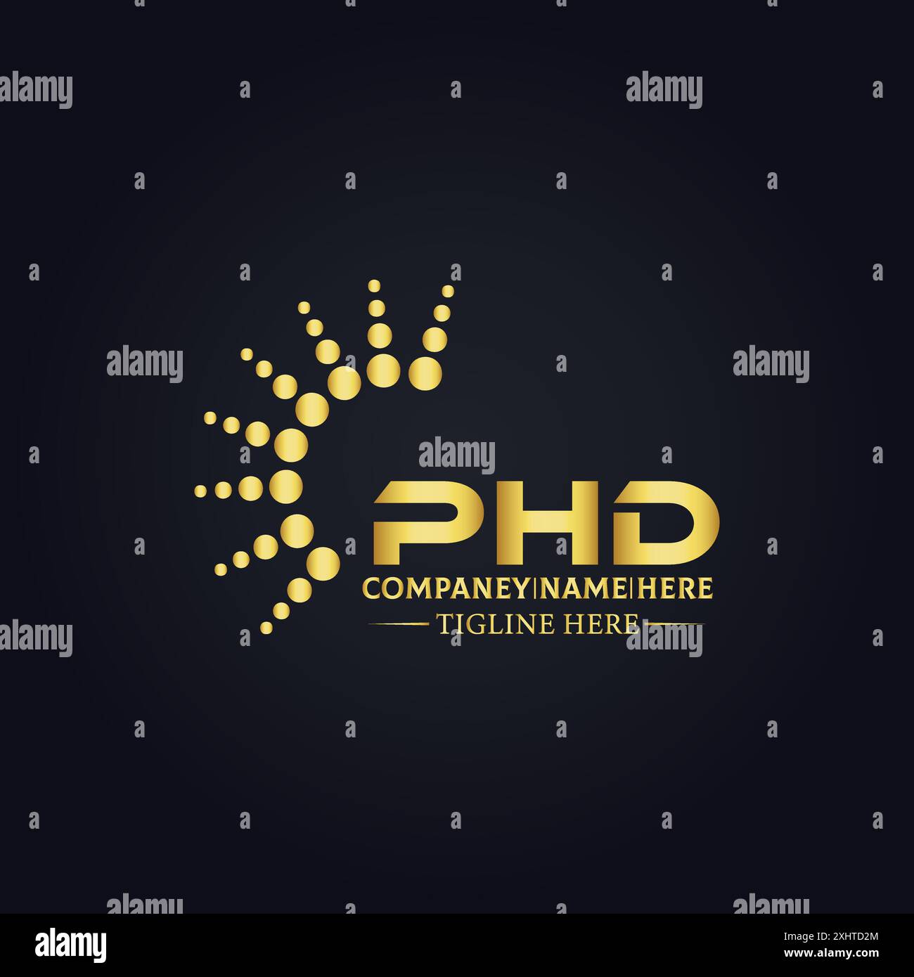 PHD logo. P H D design. White PHD letter. PHD, P H D letter logo design ...