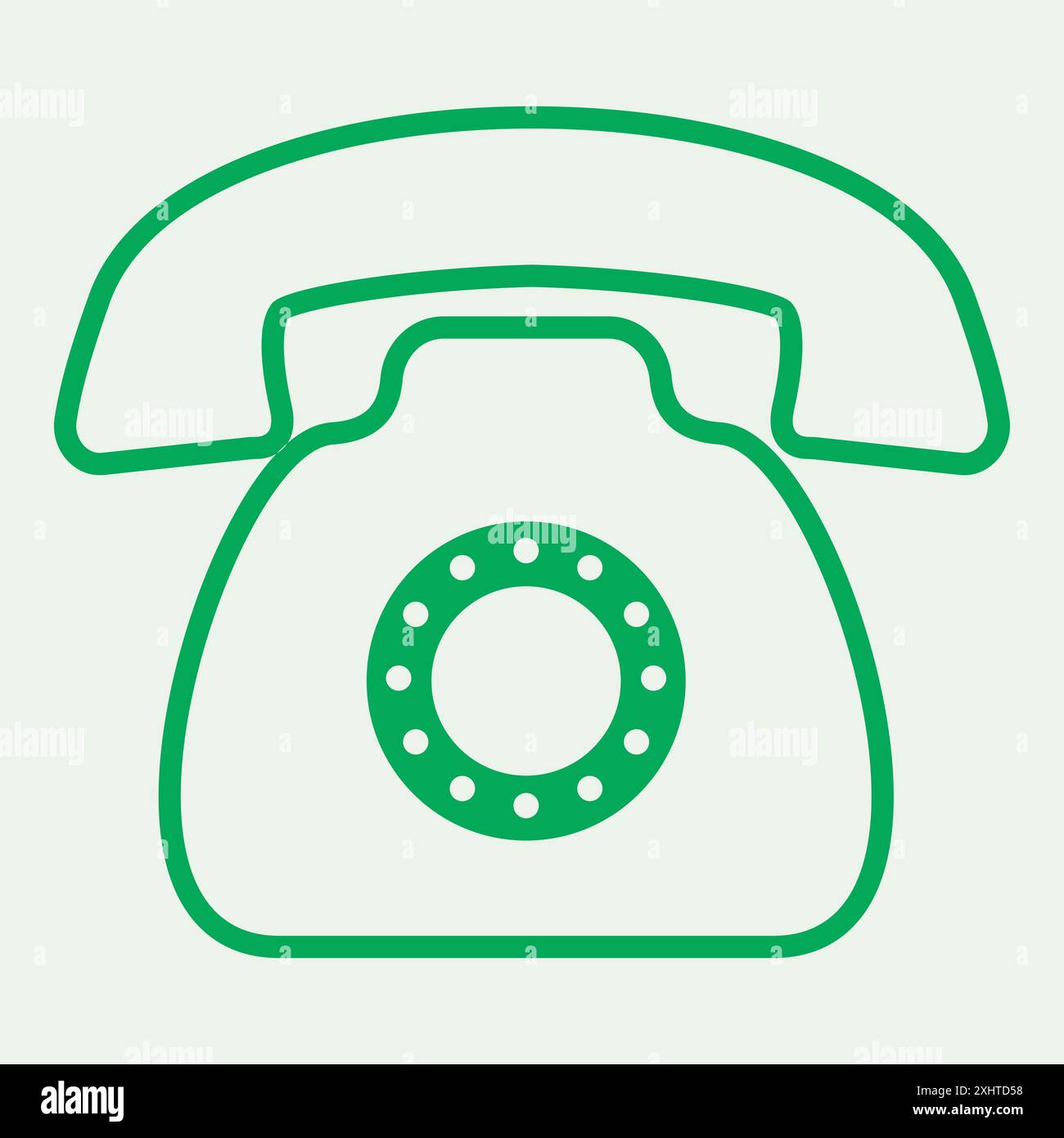Flat telephone or mobile phone symbol Stock Vector Image & Art - Alamy