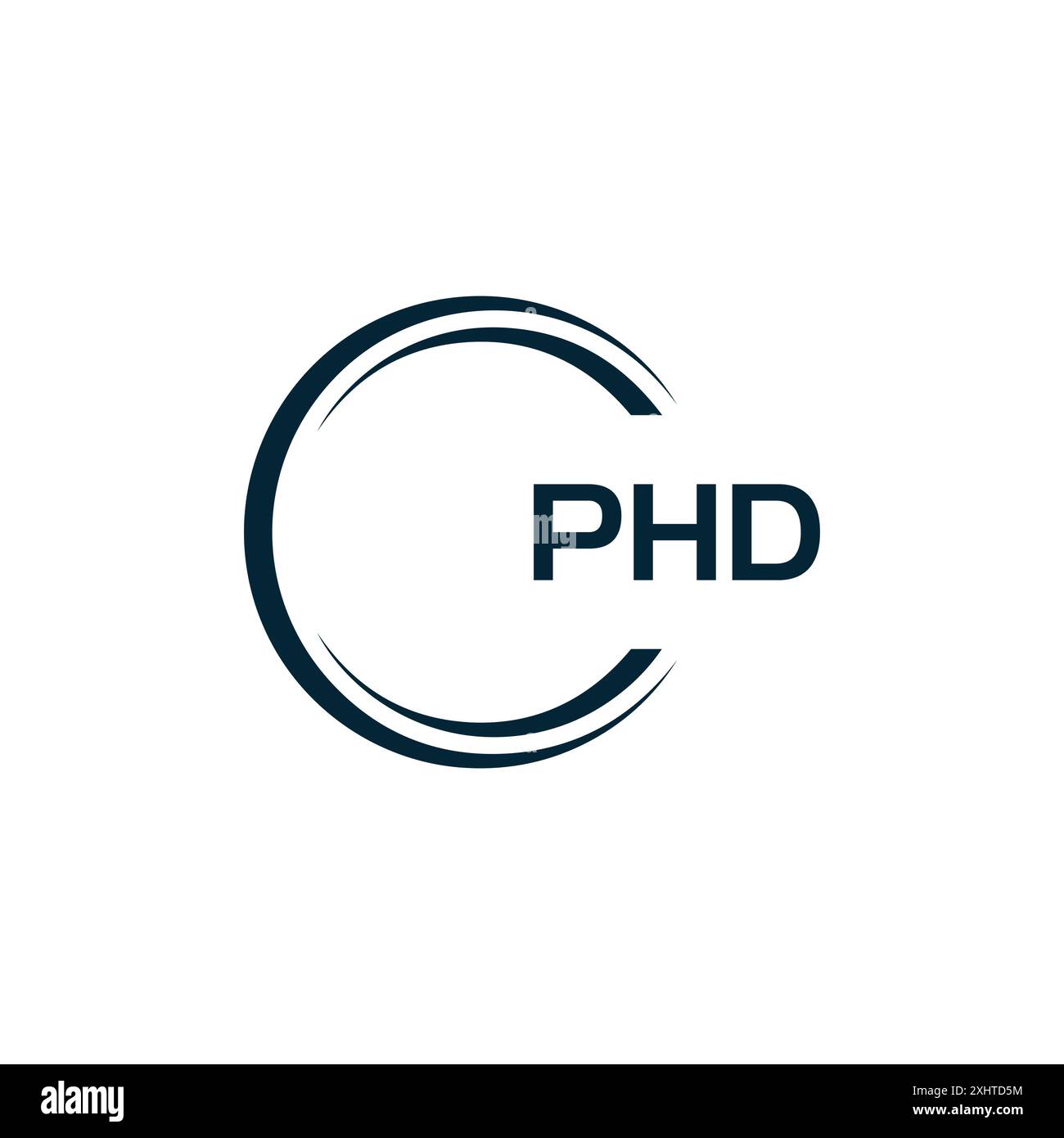 PHD logo. P H D design. White PHD letter. PHD, P H D letter logo design ...