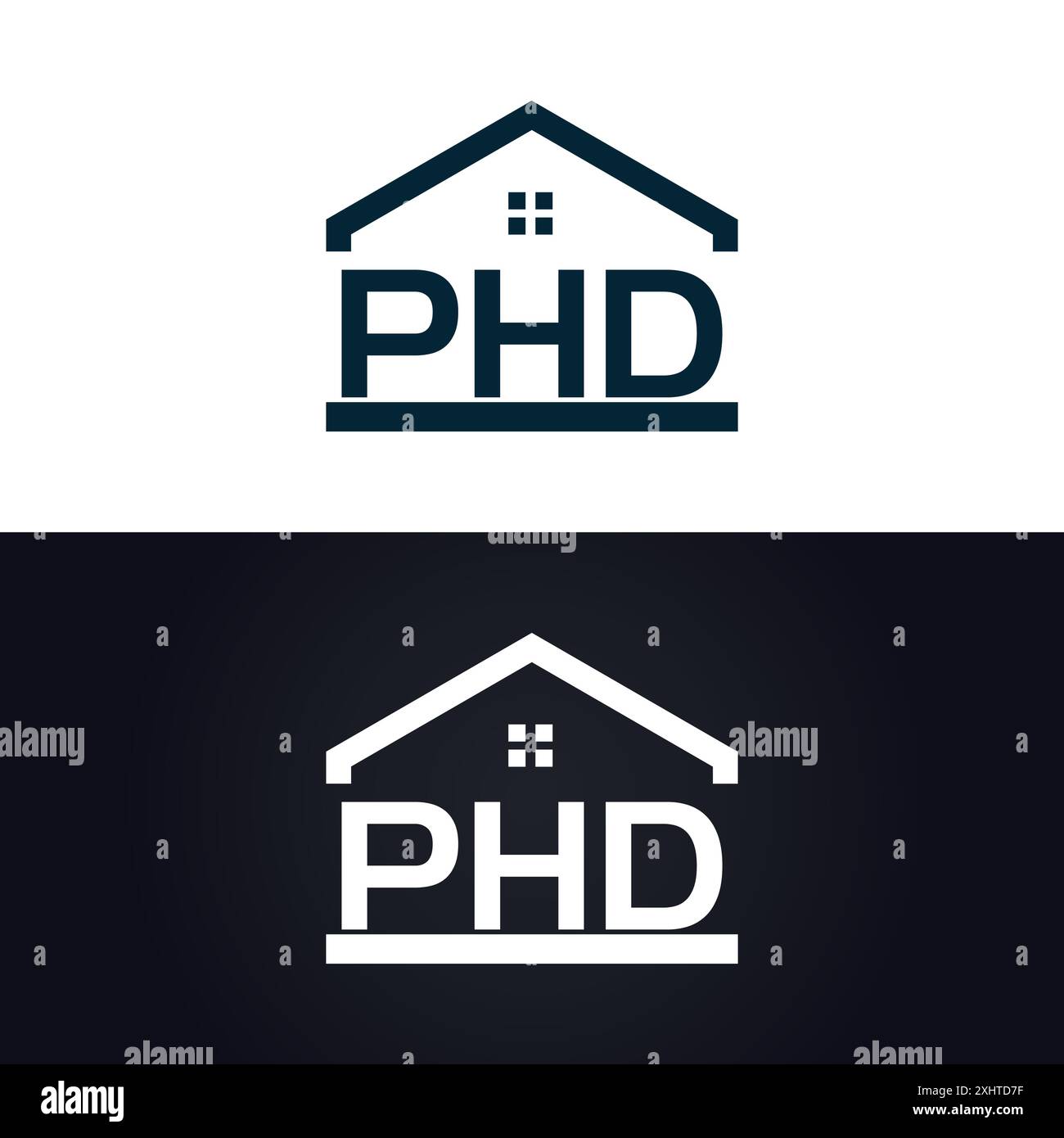 PHD logo. P H D design. White PHD letter. PHD, P H D letter logo design ...