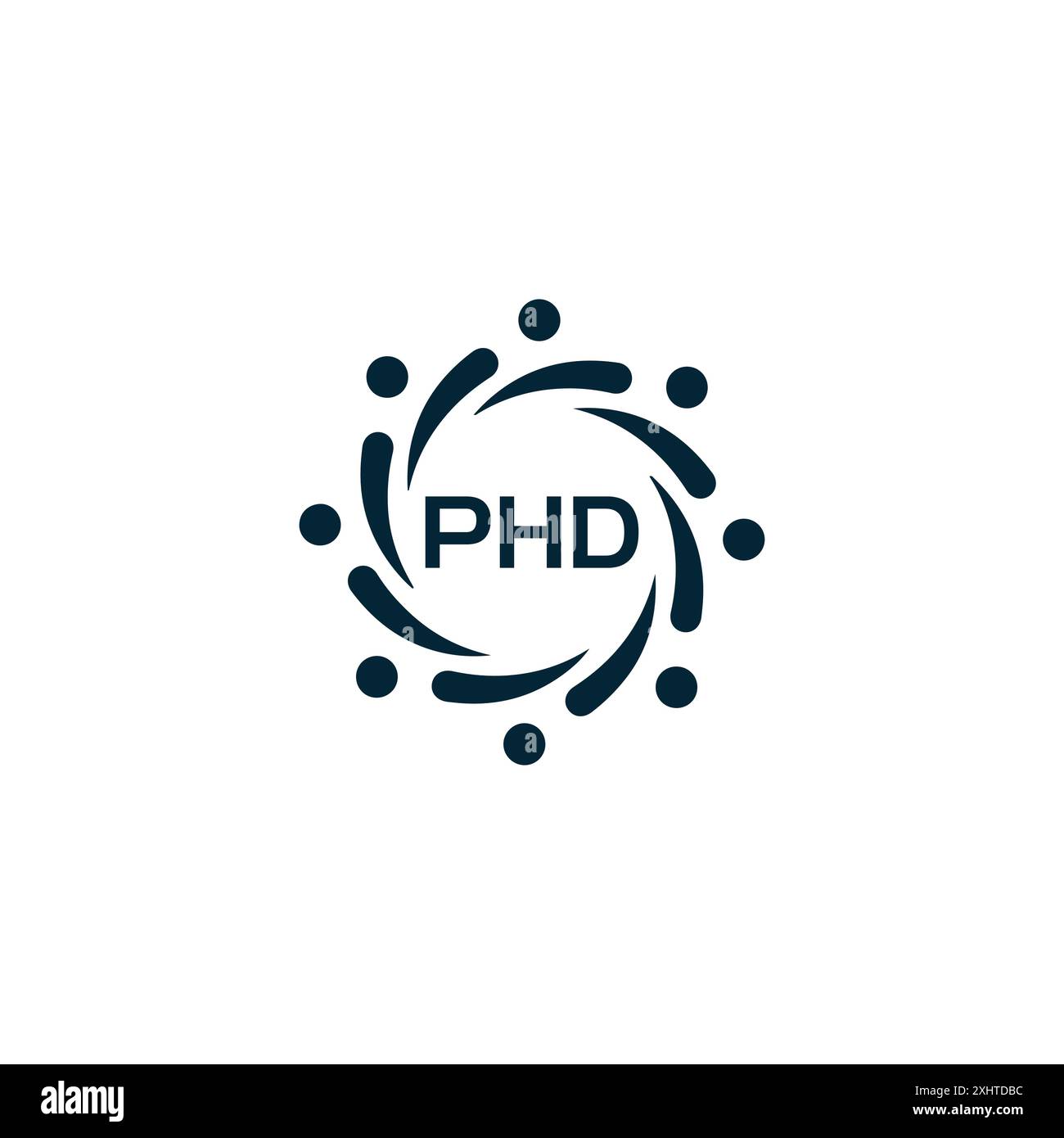 PHD logo. P H D design. White PHD letter. PHD, P H D letter logo design ...