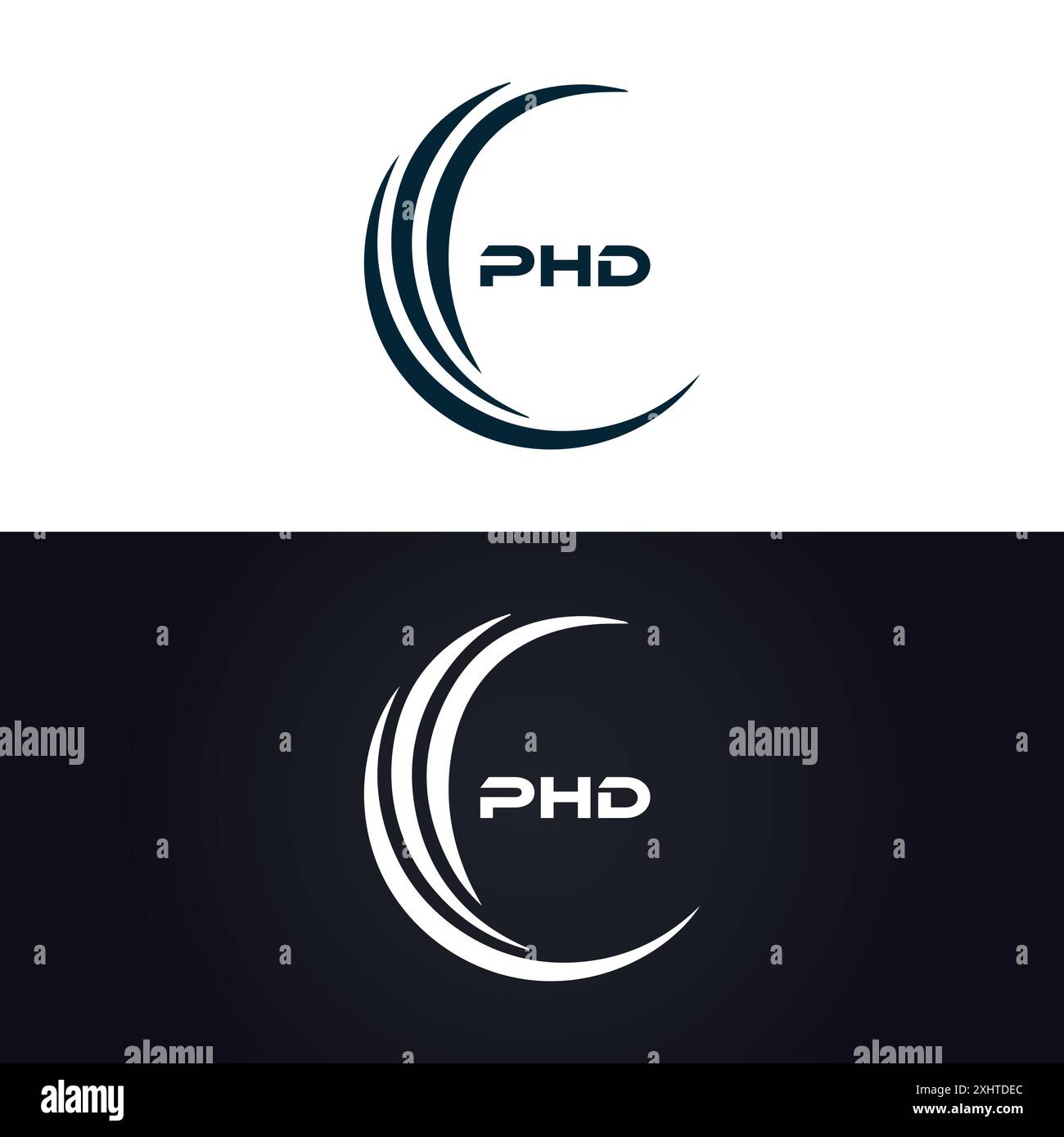 PHD logo. P H D design. White PHD letter. PHD, P H D letter logo design ...