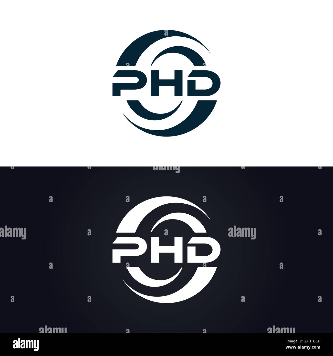 PHD logo. P H D design. White PHD letter. PHD, P H D letter logo design ...