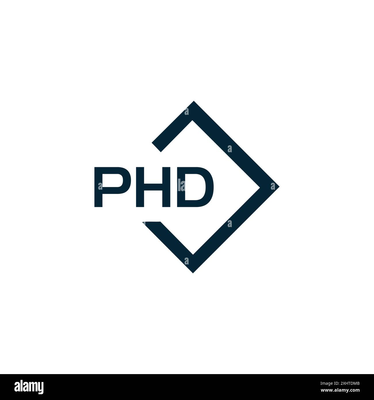 PHD logo. P H D design. White PHD letter. PHD, P H D letter logo design ...