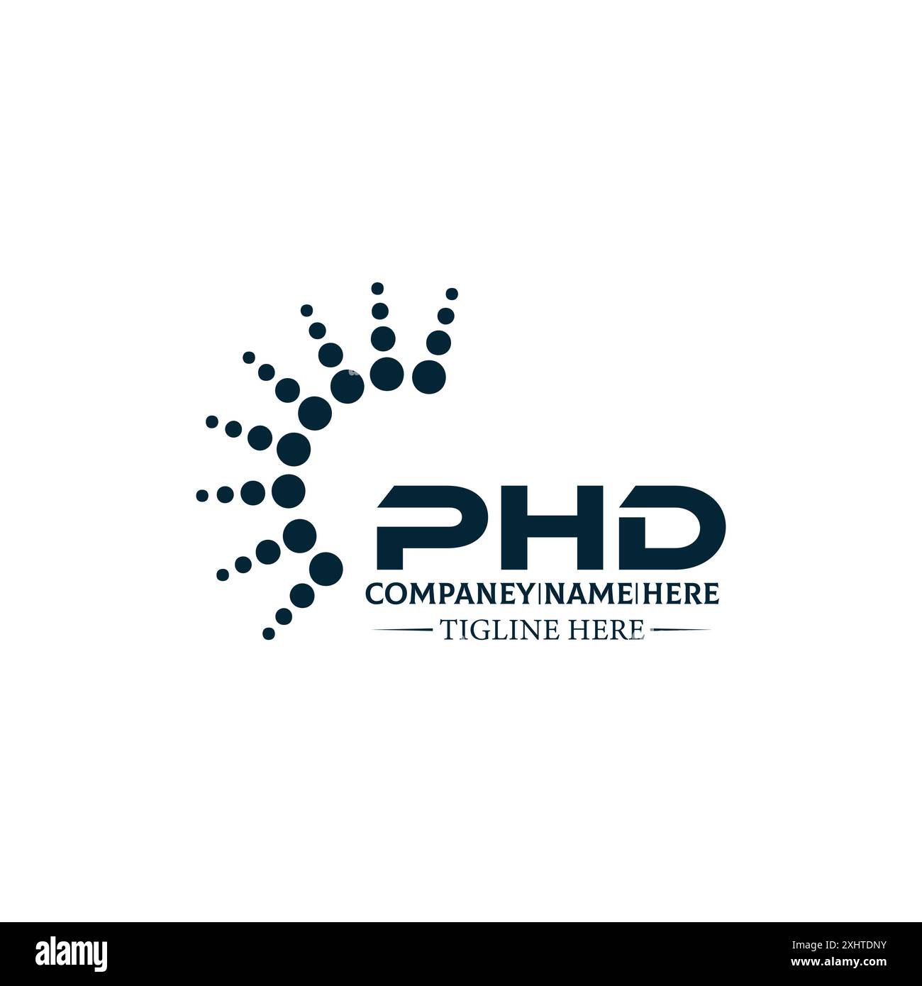 PHD logo. P H D design. White PHD letter. PHD, P H D letter logo design ...