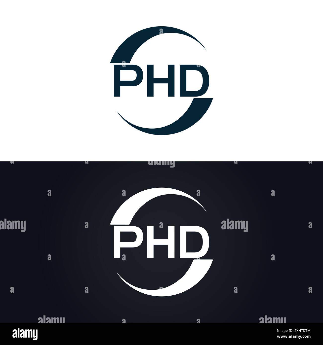 PHD logo. P H D design. White PHD letter. PHD, P H D letter logo design ...