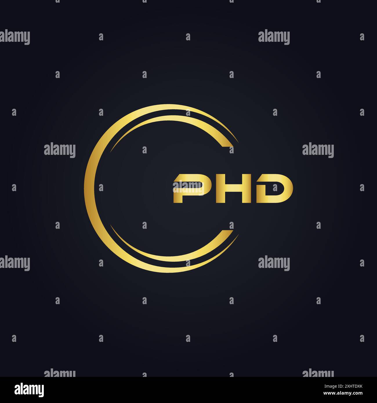 PHD logo. P H D design. White PHD letter. PHD, P H D letter logo design ...