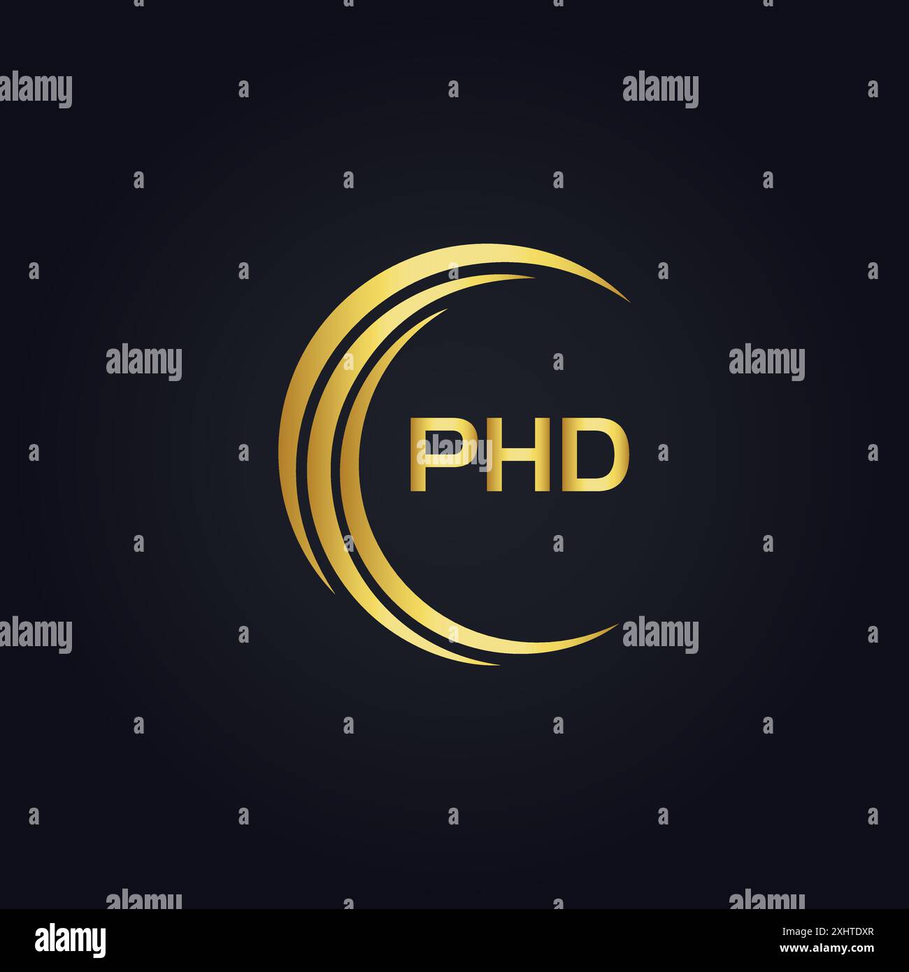PHD logo. P H D design. White PHD letter. PHD, P H D letter logo design ...