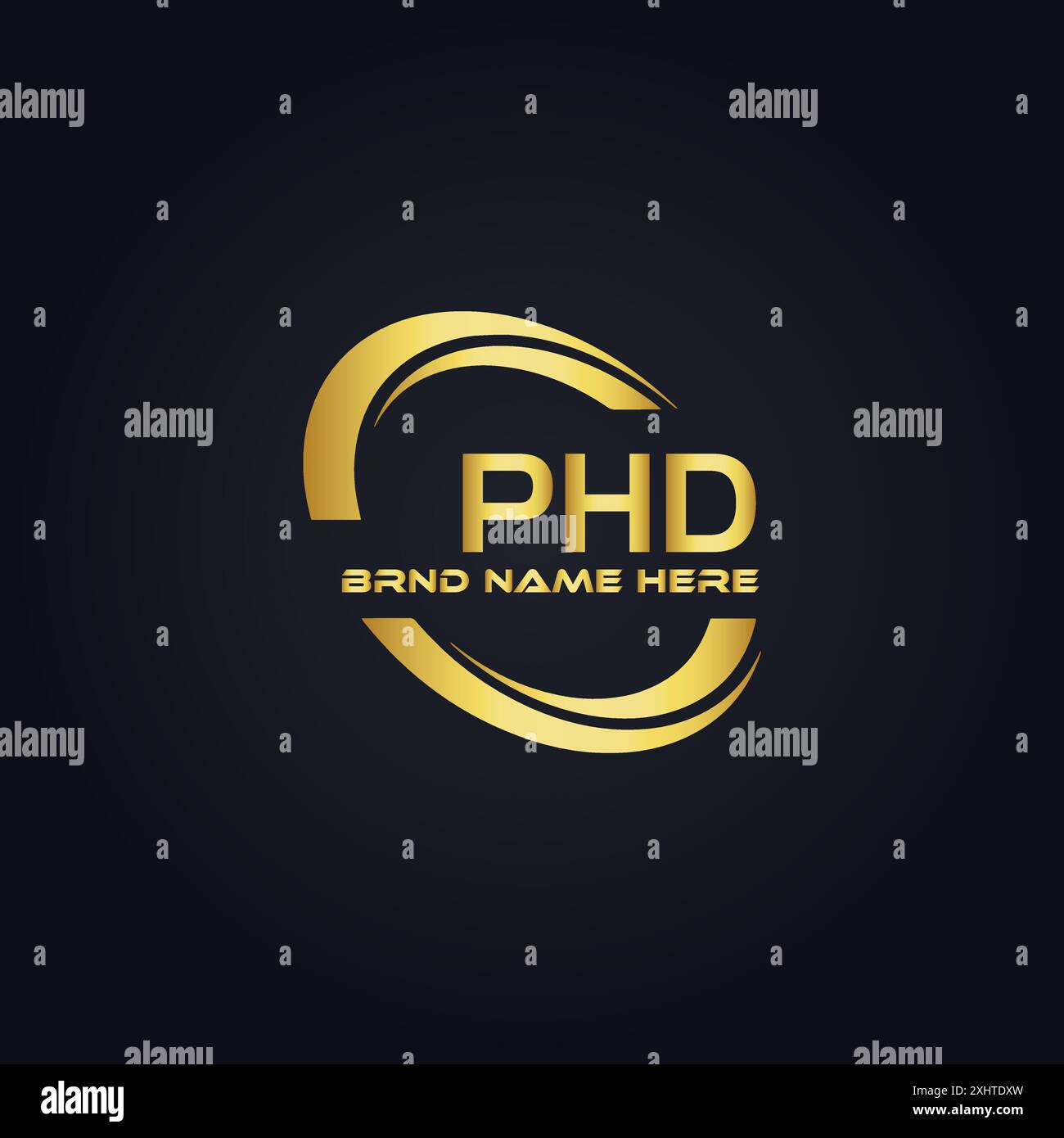 Phd tech logo Stock Vector Images - Alamy