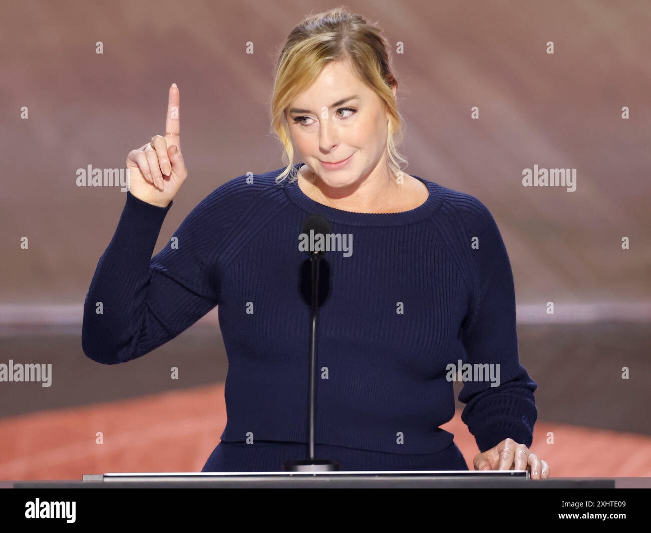 Milwaukee, United States. 15th July, 2024. Single mother Sara Workman ...