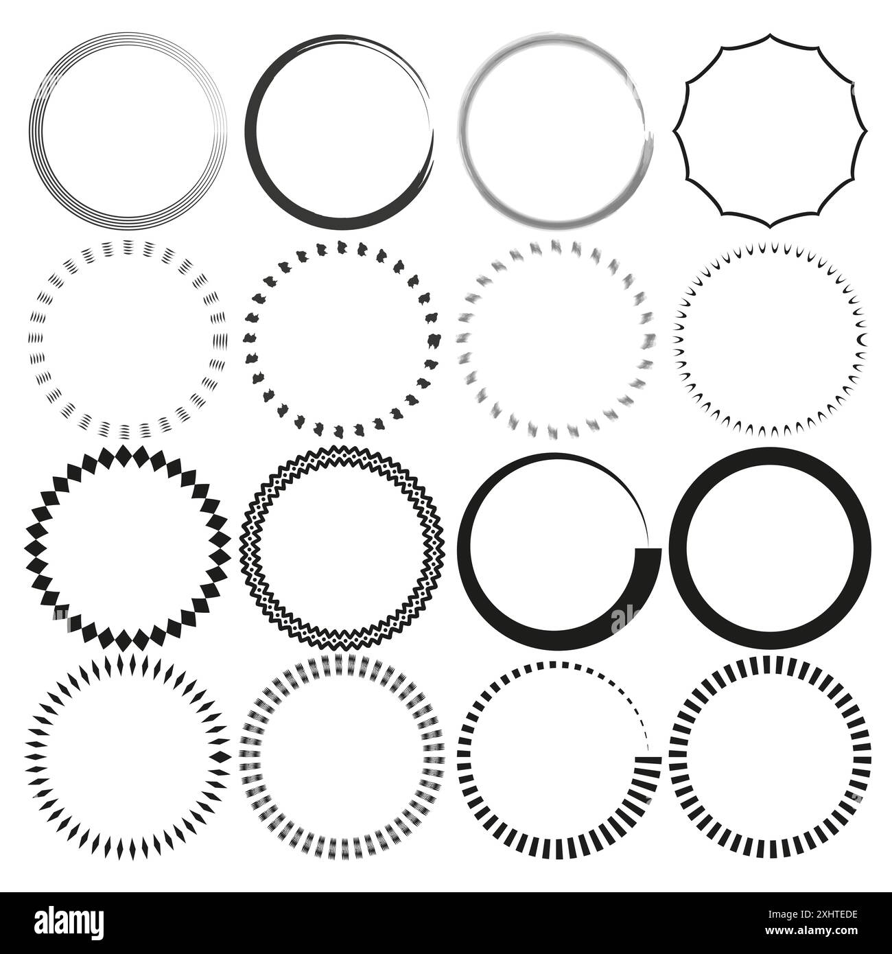 Decorative circular borders hi-res stock photography and images - Alamy