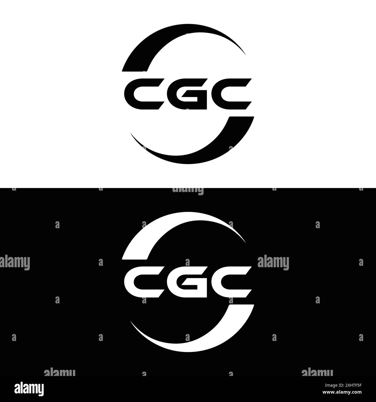 CGC logo. C G C design. White CGC letter. CGC, C G C letter logo design ...