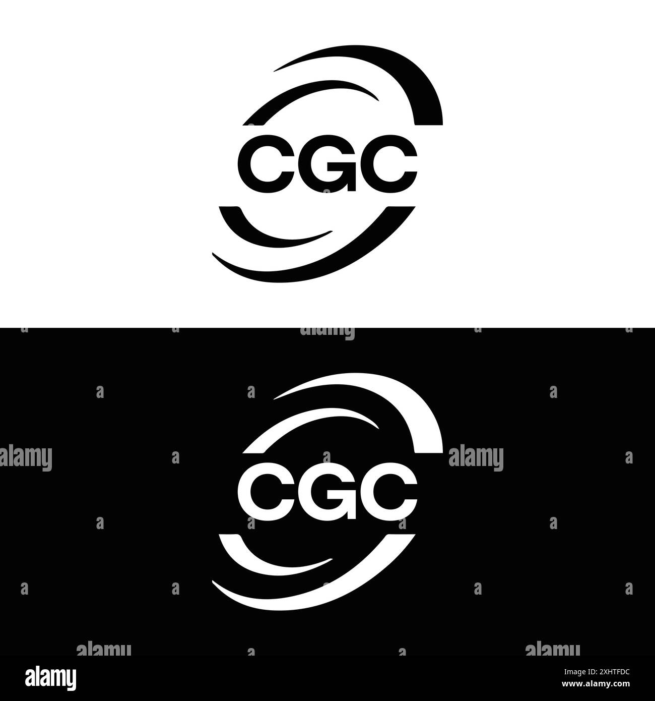 CGC logo. C G C design. White CGC letter. CGC, C G C letter logo design ...