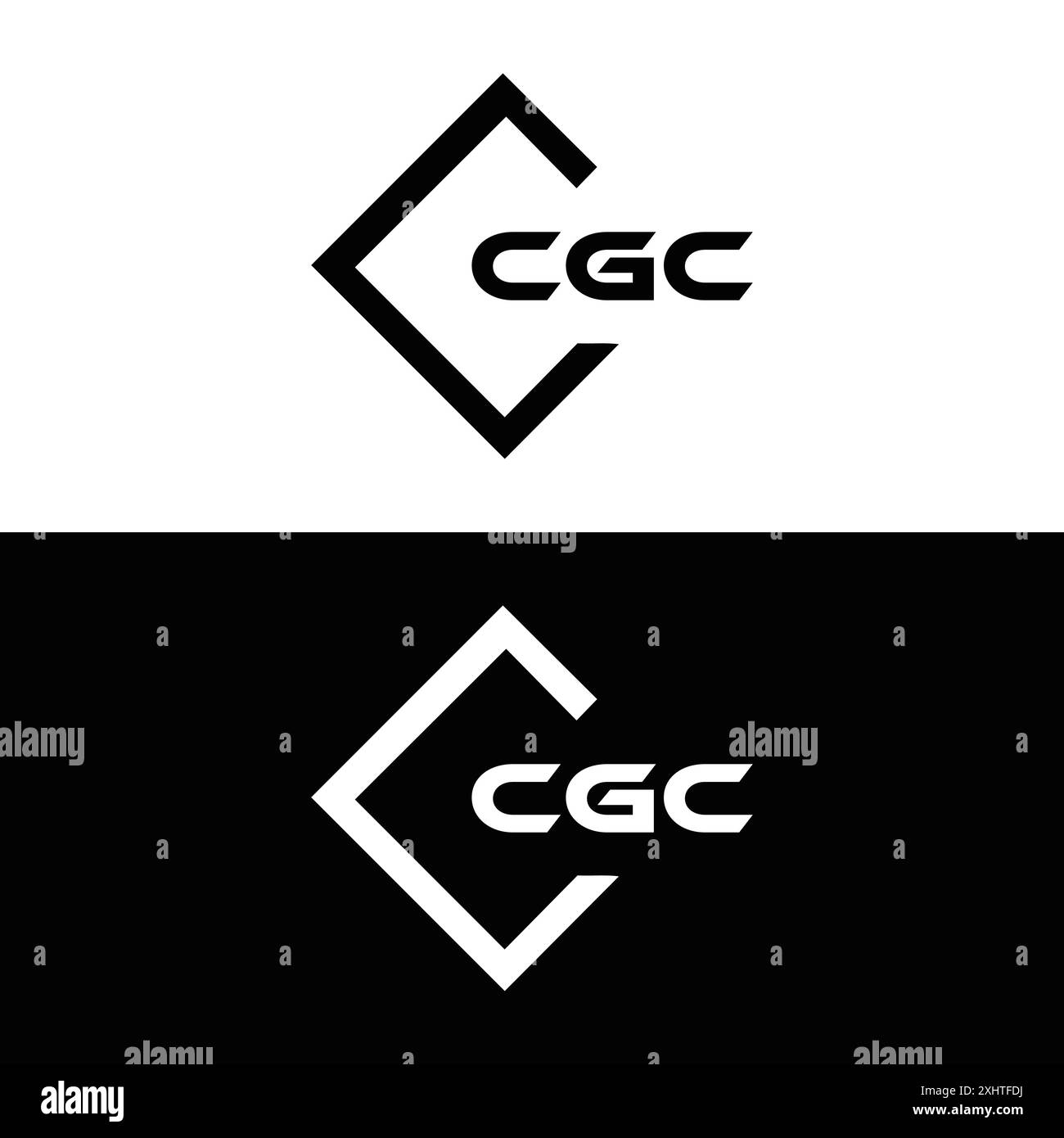 CGC logo. C G C design. White CGC letter. CGC, C G C letter logo design ...